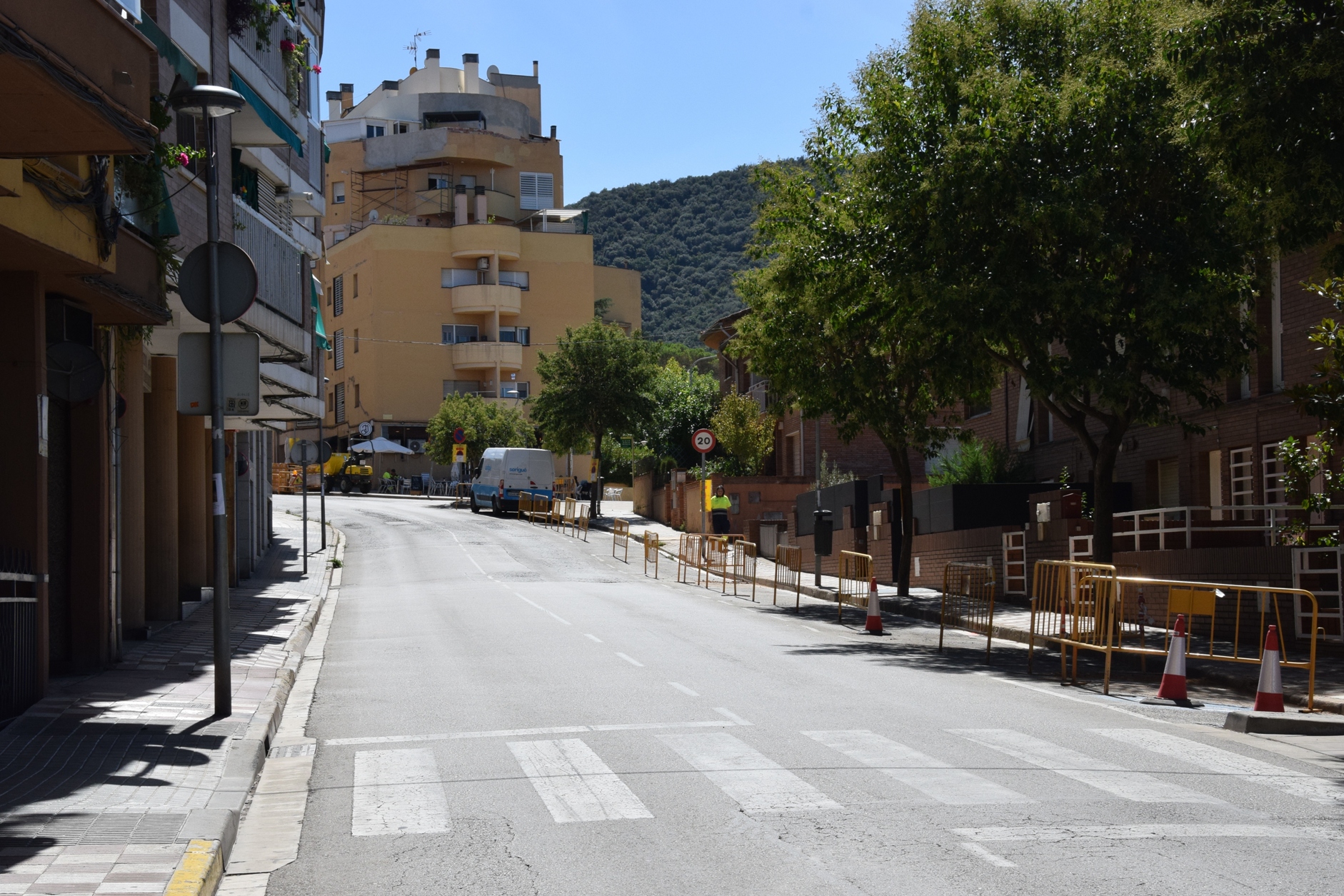 En marxa les obres de millora de l’avinguda de la Mare de Déu de Montserrat - Ajuntament de ...